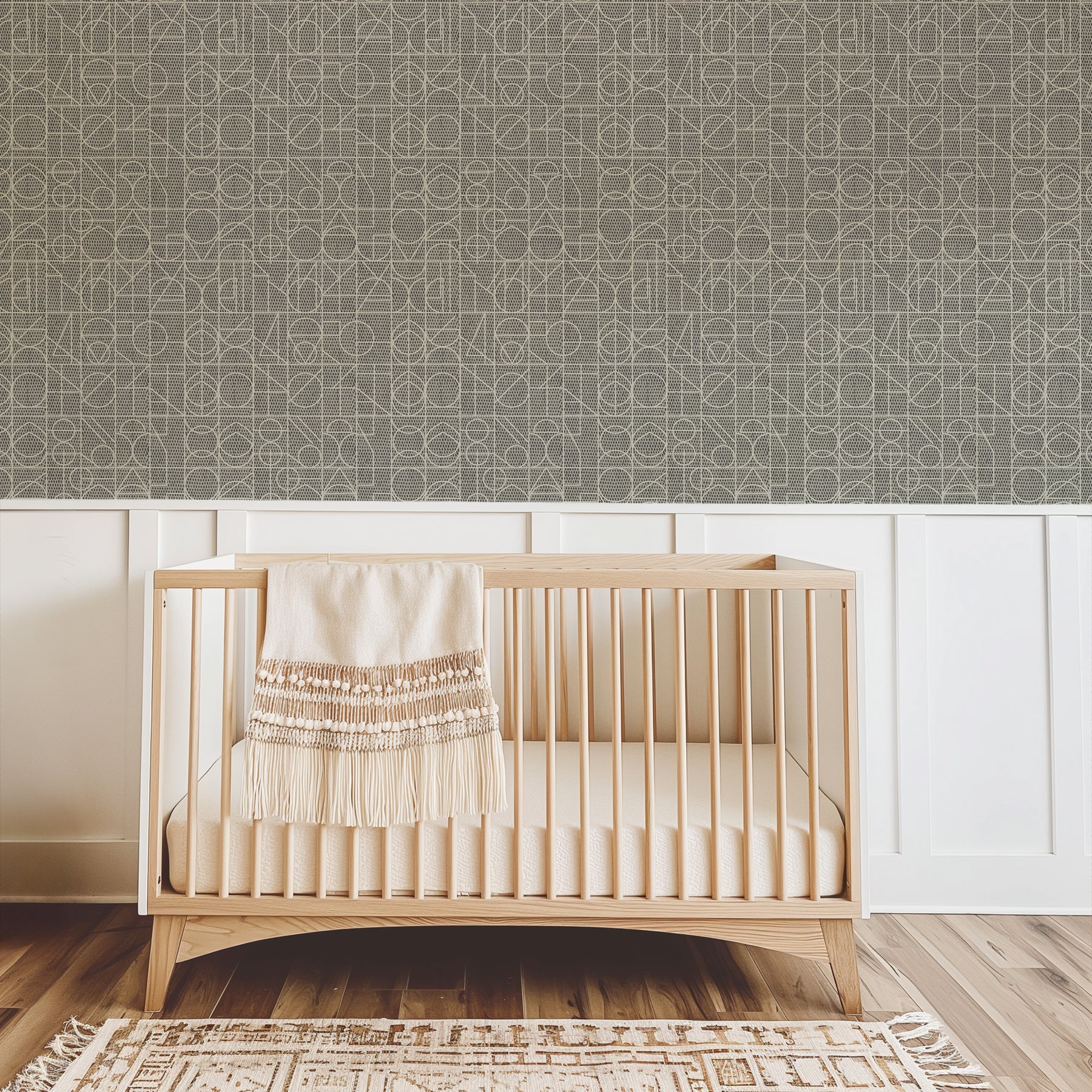 Kali - Charcoal Wallpaper by Forbes Masters - Mitchell Black