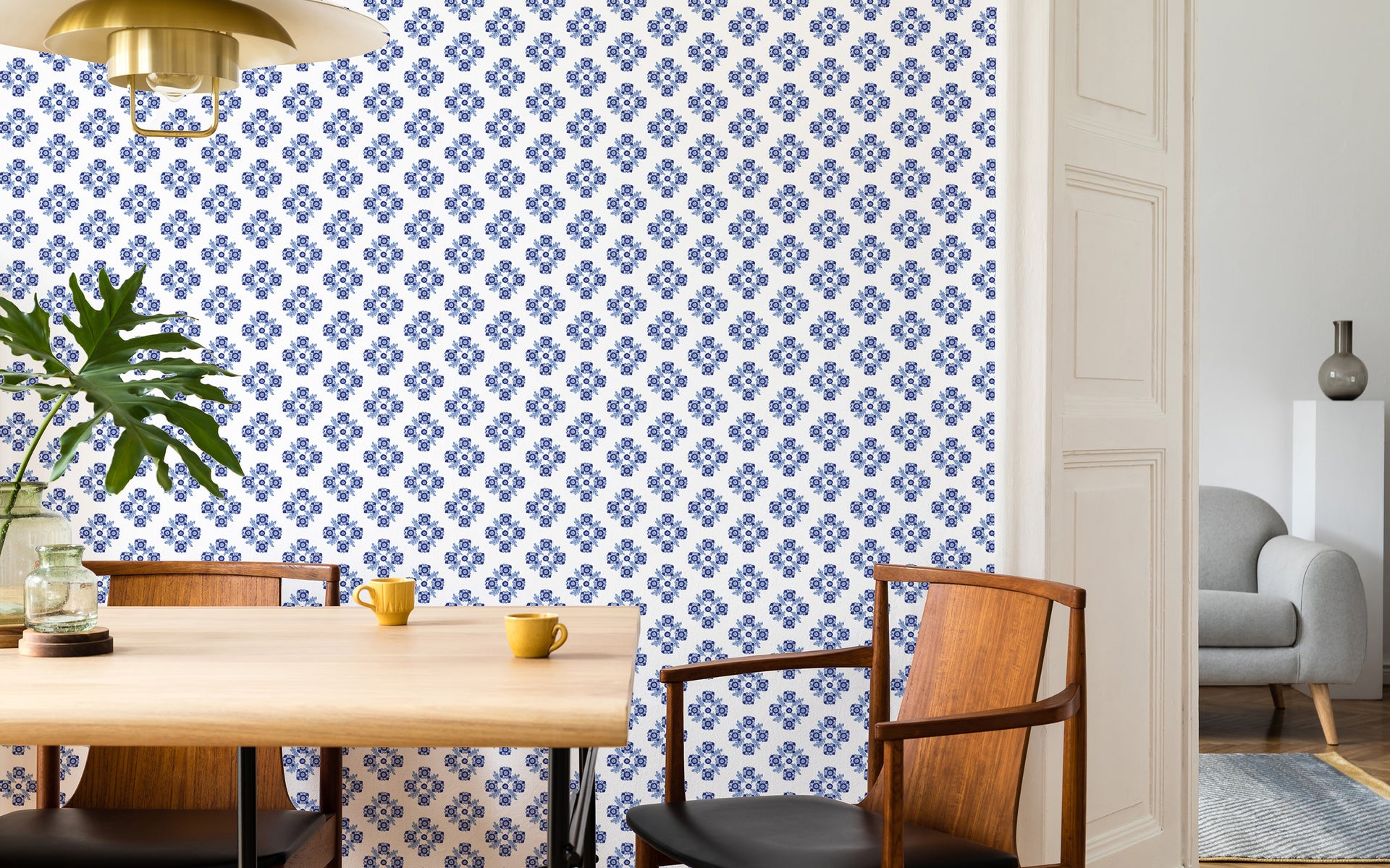 Mitchell Black Wallpaper & Textiles Chicago