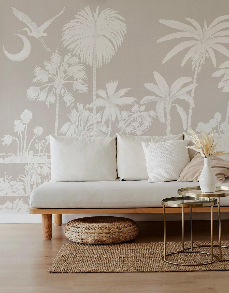 Charleston Marsh Mural - Dune Veil Beige by Megan Molten - Mitchell Black