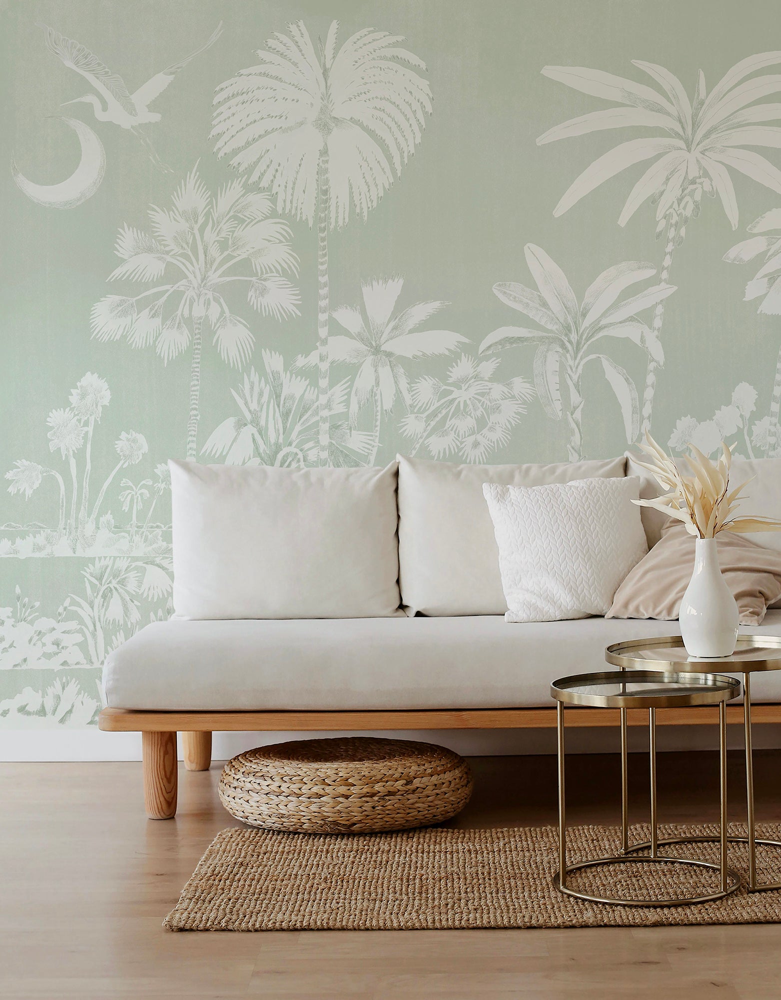 Charleston Marsh Mural - Marsh Breeze Green by Megan Molten - Mitchell Black