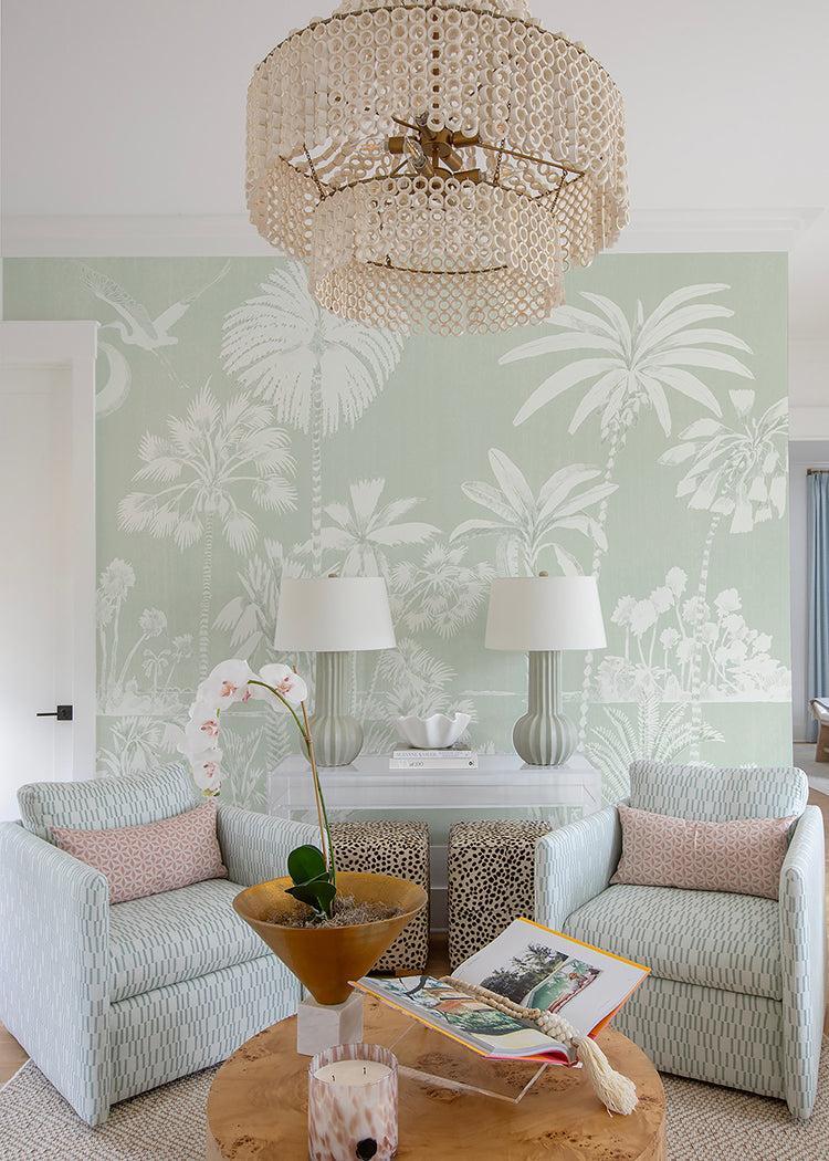 Charleston Marsh Mural - Marsh Breeze Green by Megan Molten - Mitchell ...