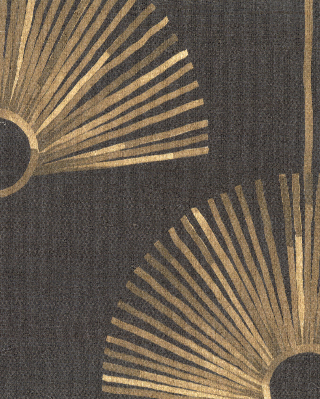 Chocolate Grasscloth Wallpaper Mitchell Black