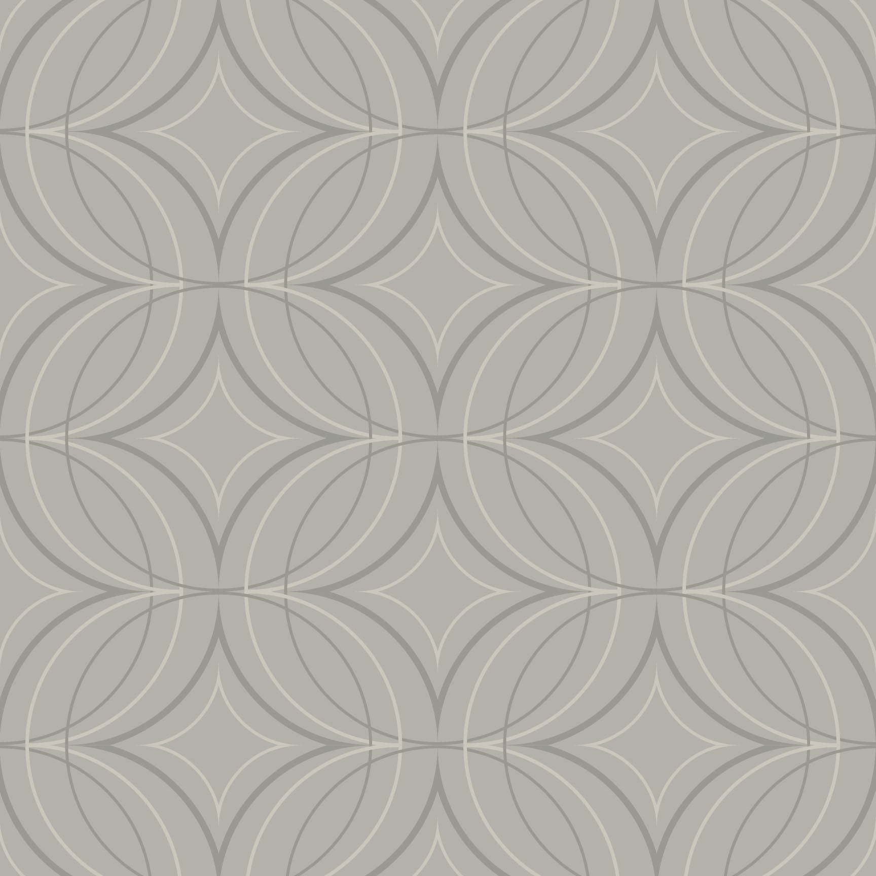 Glint Point - Stone Gray Wallpaper – Mitchell Black