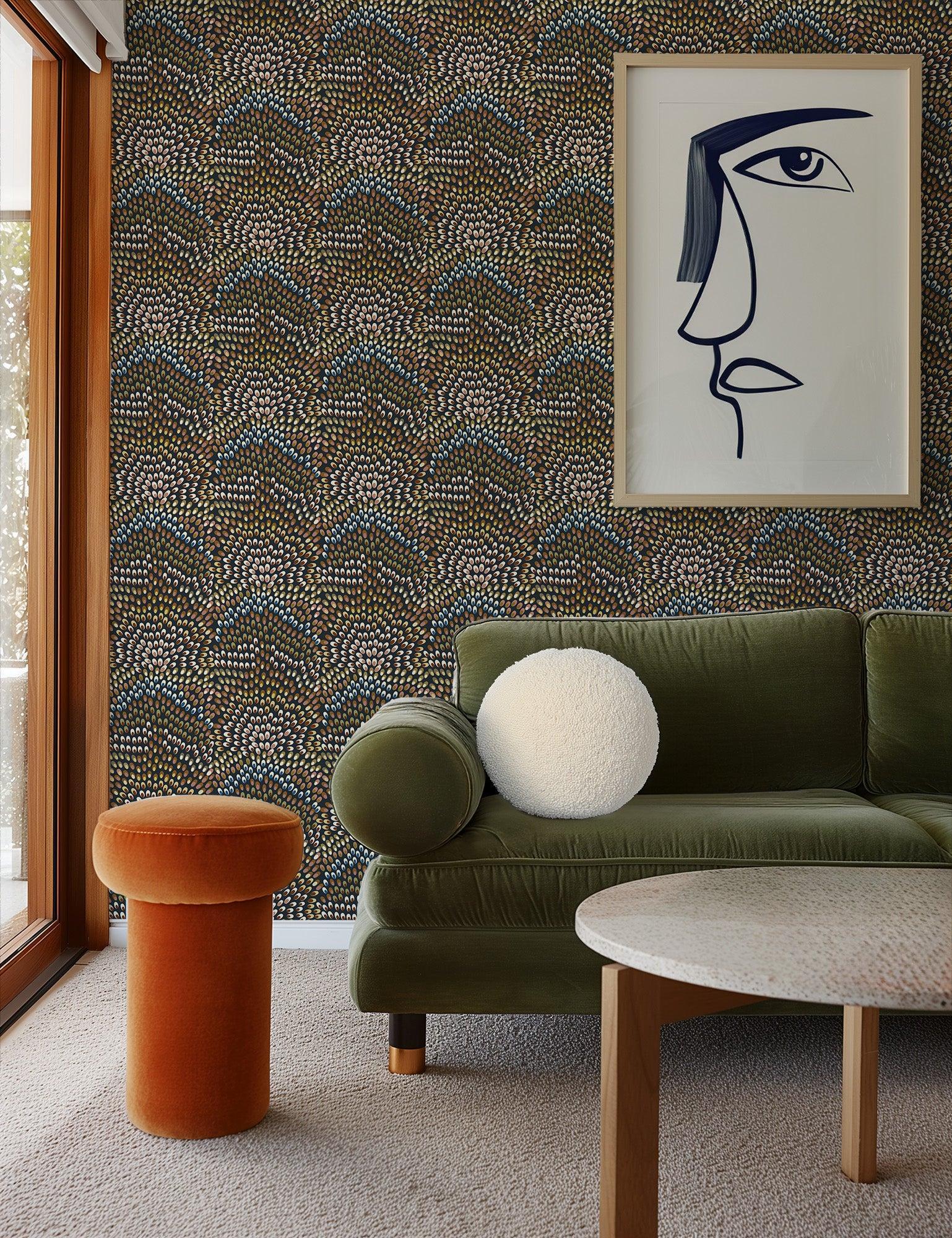 Jandaya - Black Starling Wallpaper - Mitchell Black
