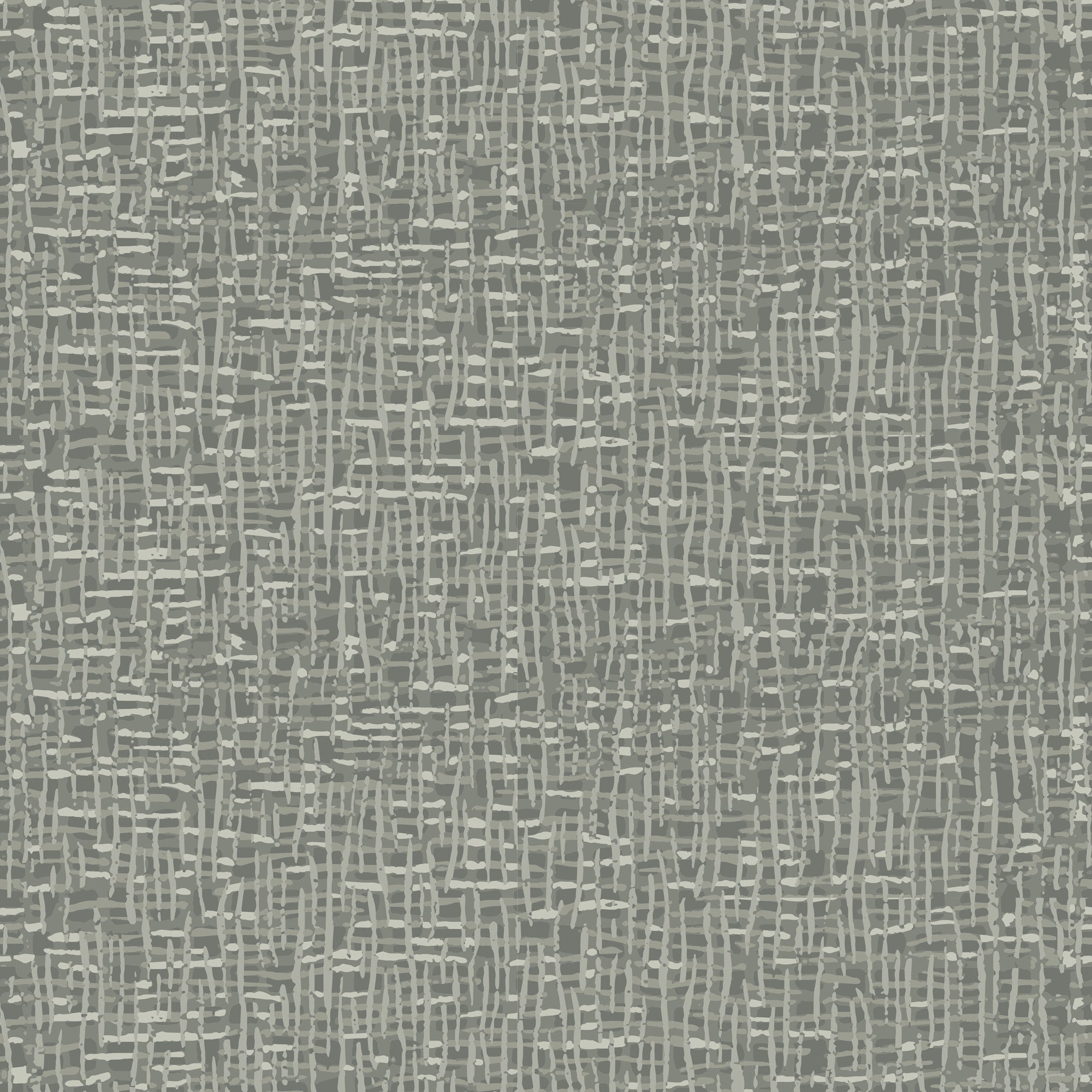 Atomic Weave - Bleached Charcoal Wallpaper – Mitchell Black