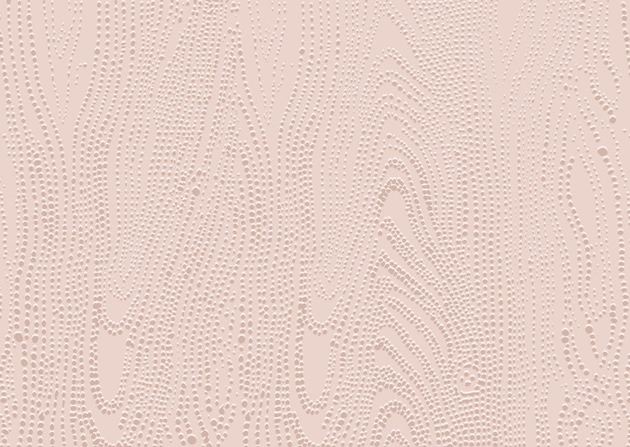 Shagreen Waves Wall Mural - Soft Blush – Mitchell Black