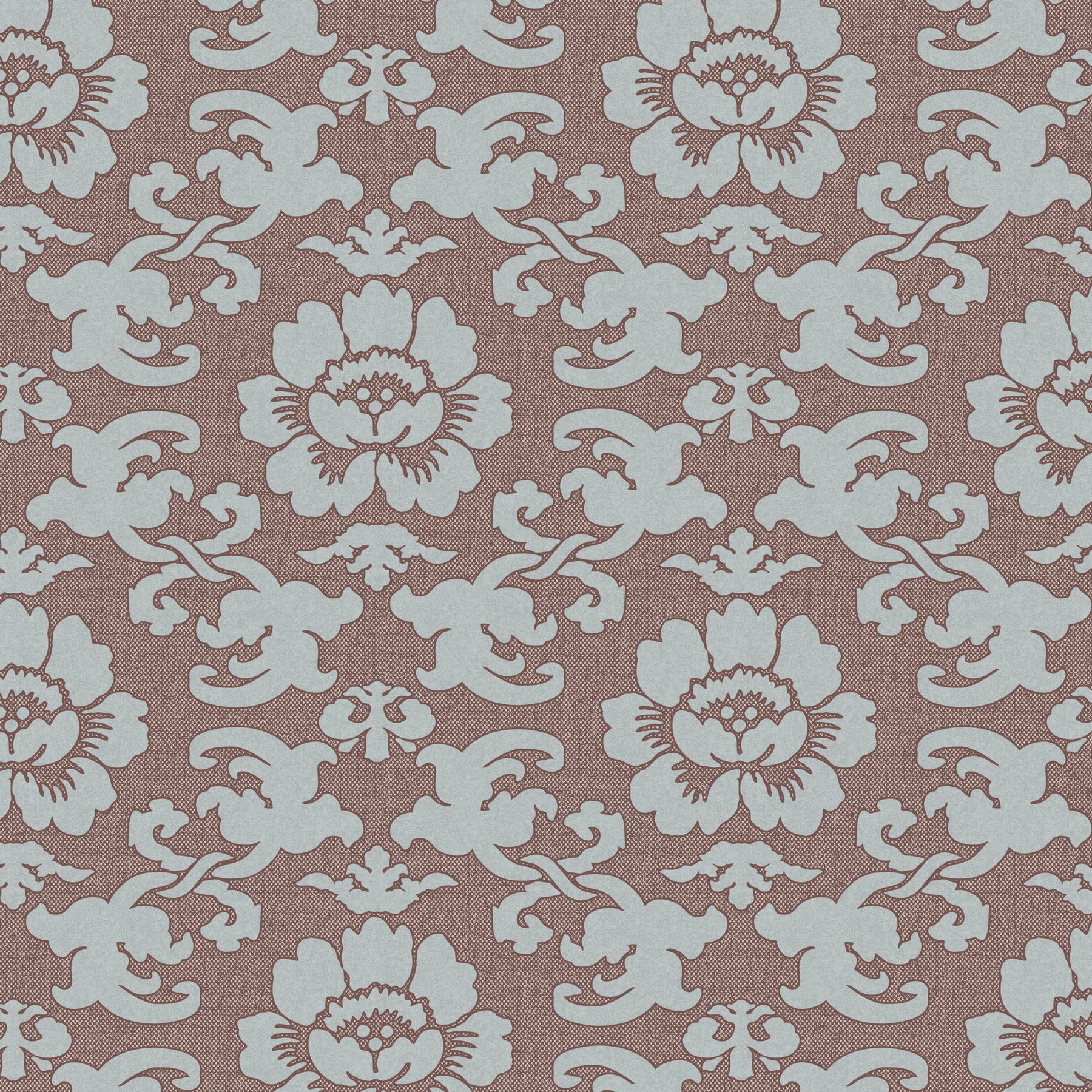 Silken Poppy - Crimson Wallpaper - Mitchell Black