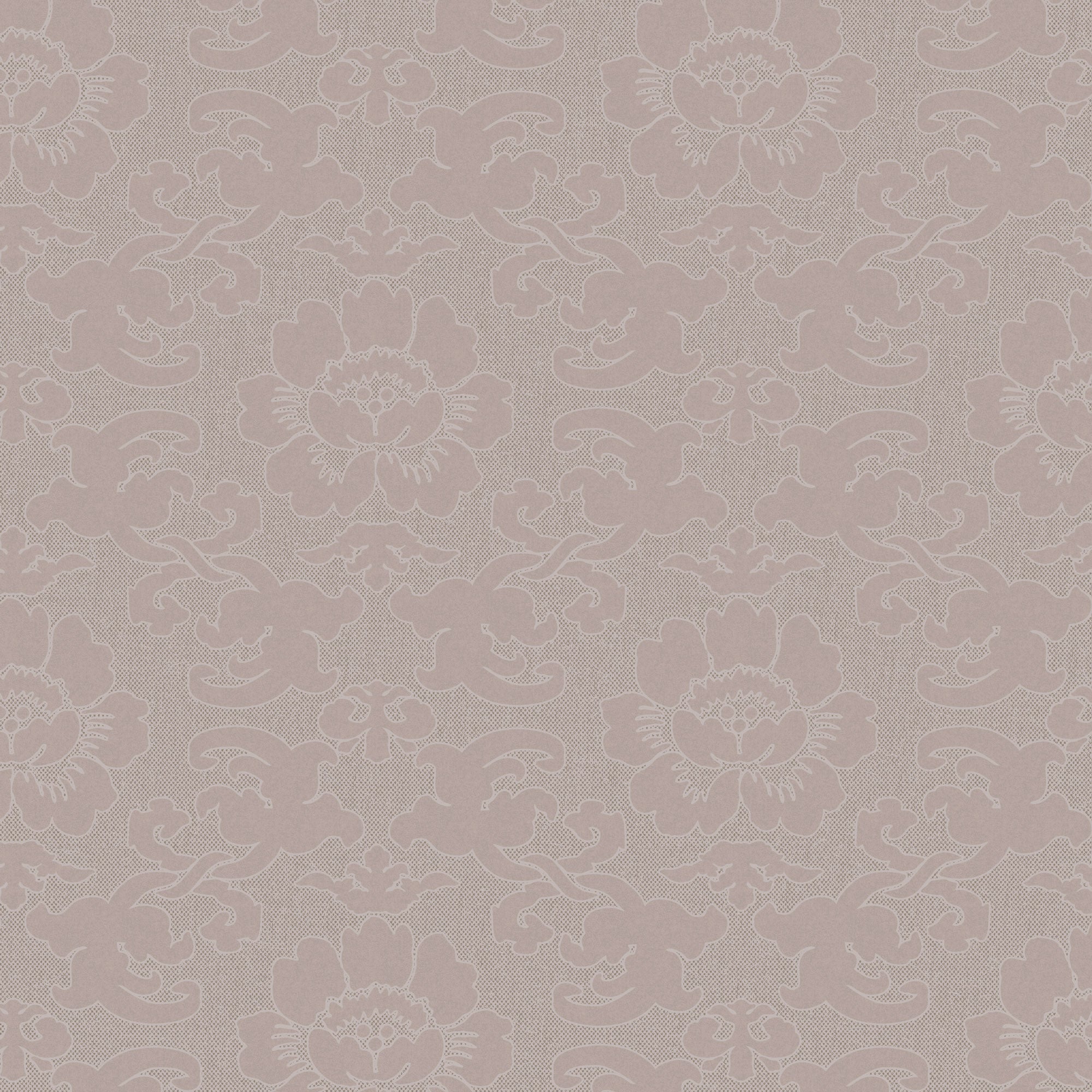 Silken Poppy - Powdered Petal Wallpaper - Mitchell Black