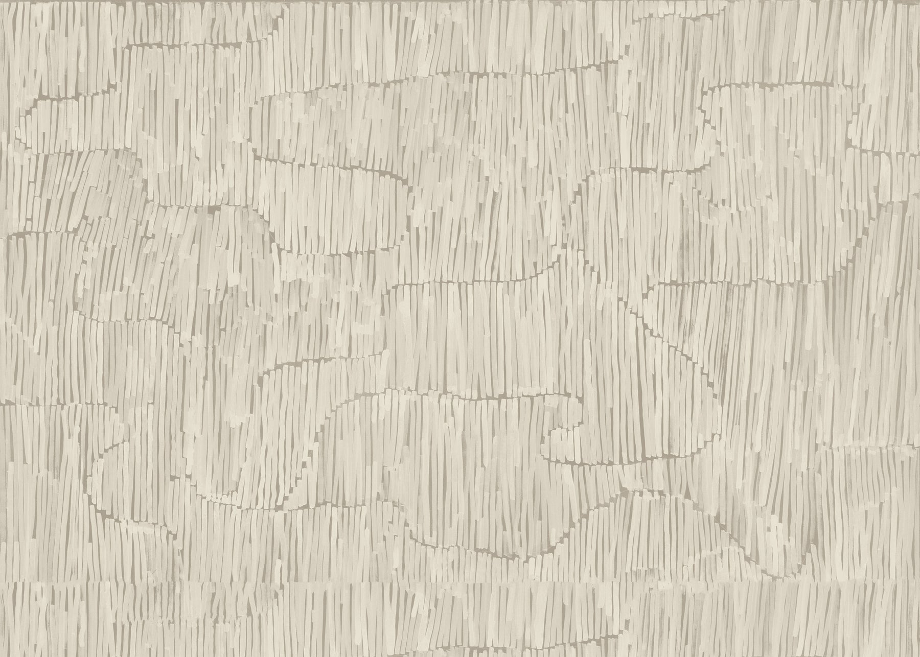 Stacked Wall Mural - Parchment - Mitchell Black