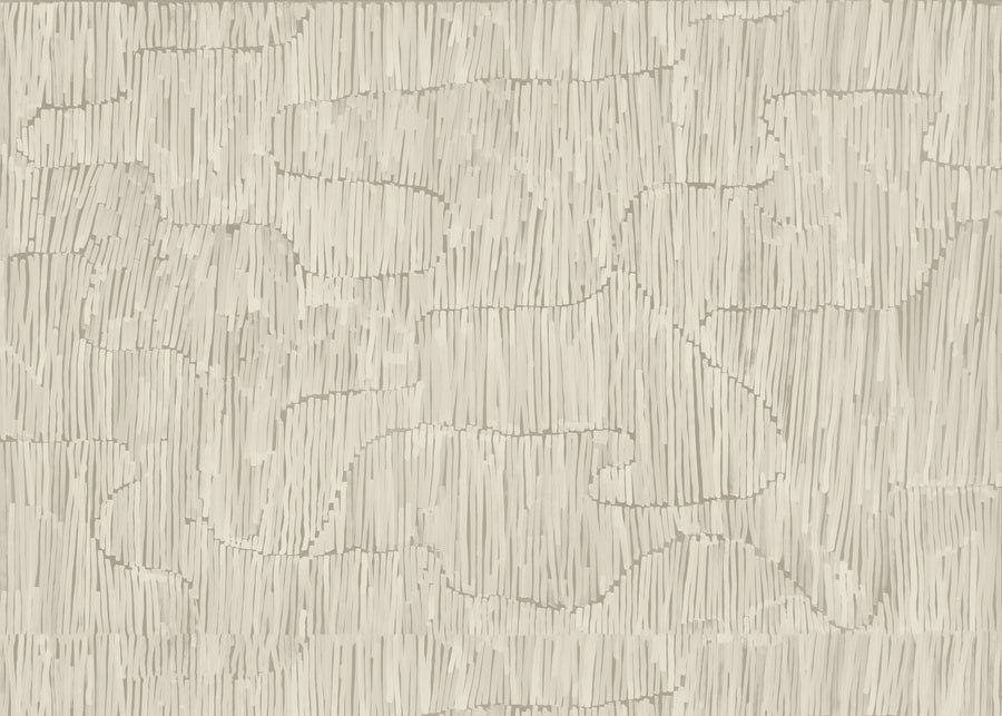 Stacked Wall Mural - Parchment - Mitchell Black