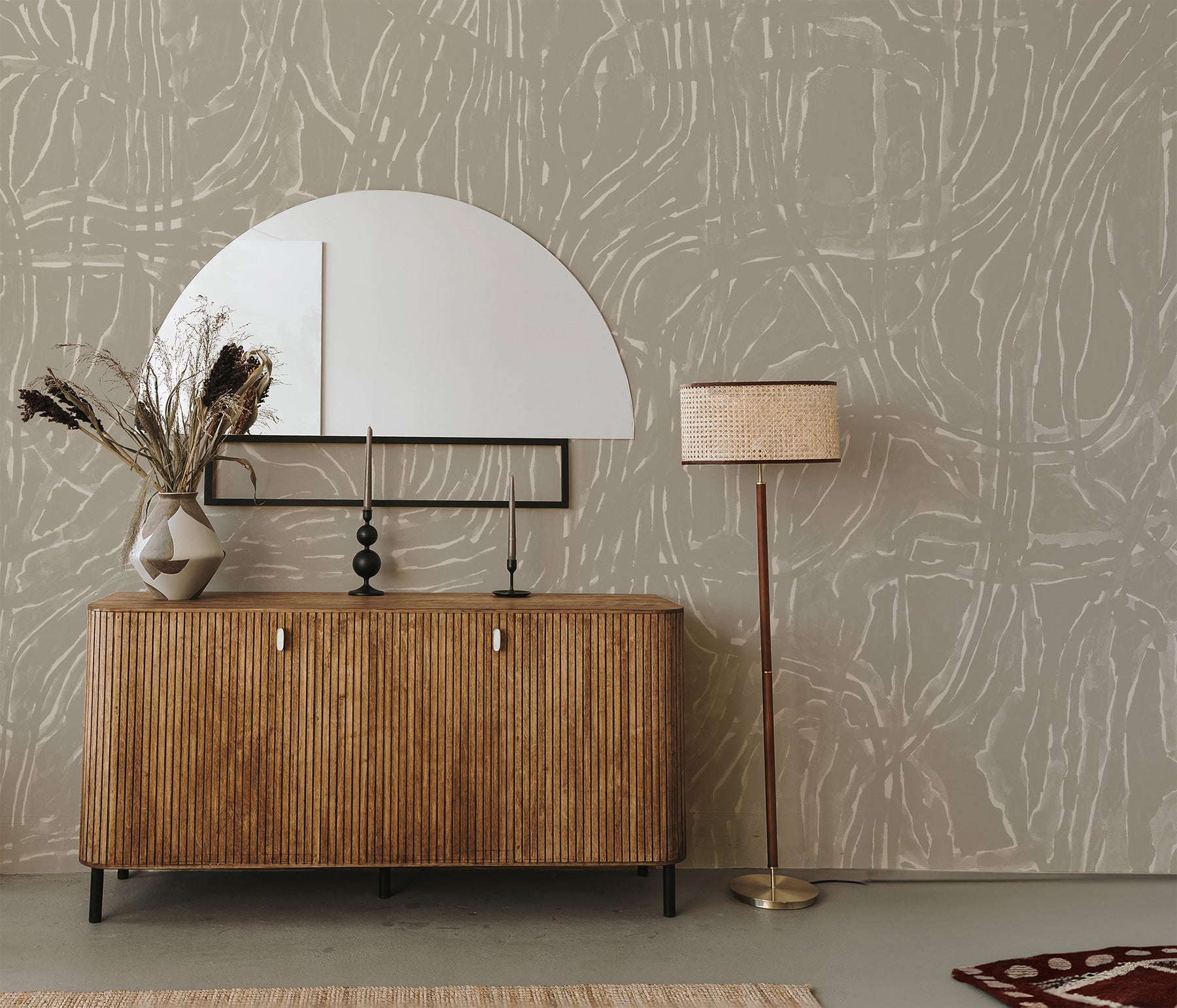 Tangle Wall Mural - Sand – Mitchell Black