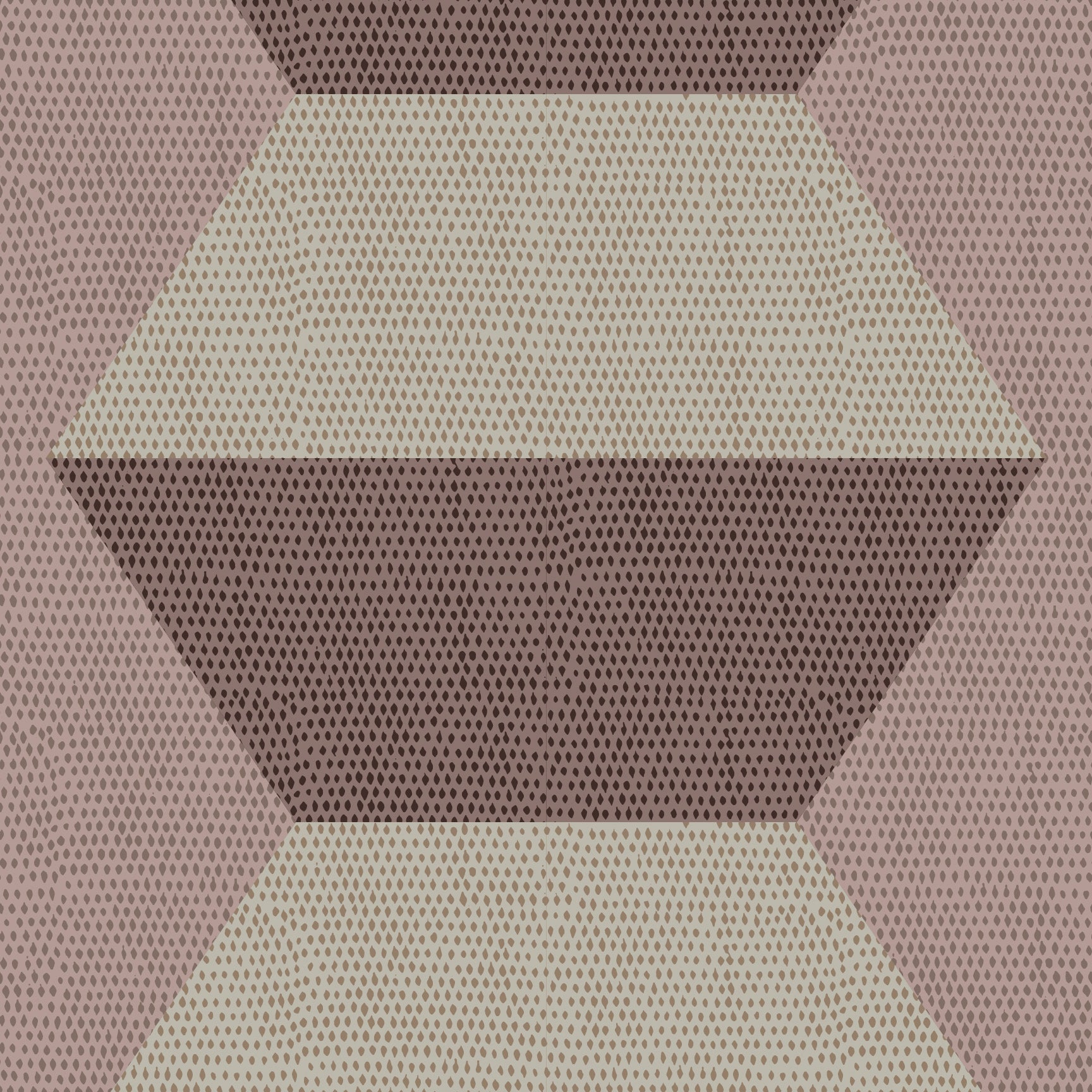 Infinity Blocks - Pale Strawberry Wallpaper - Mitchell Black