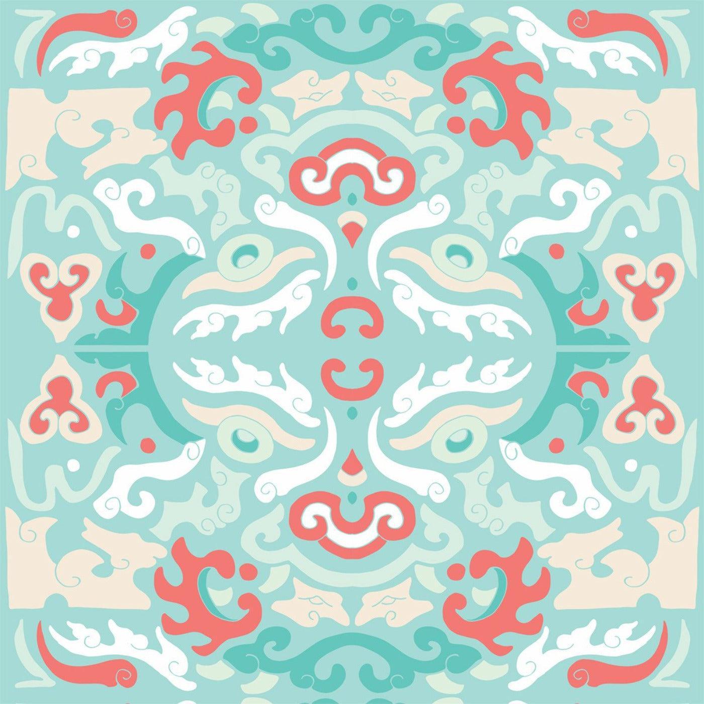 Foo Dog - Coral Reef Wallpaper – Mitchell Black