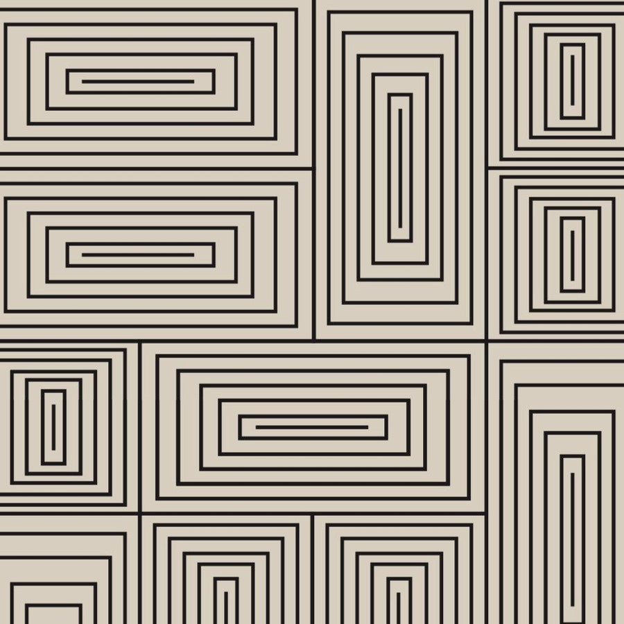 Mitchell Black Wallpaper & Textiles Chicago