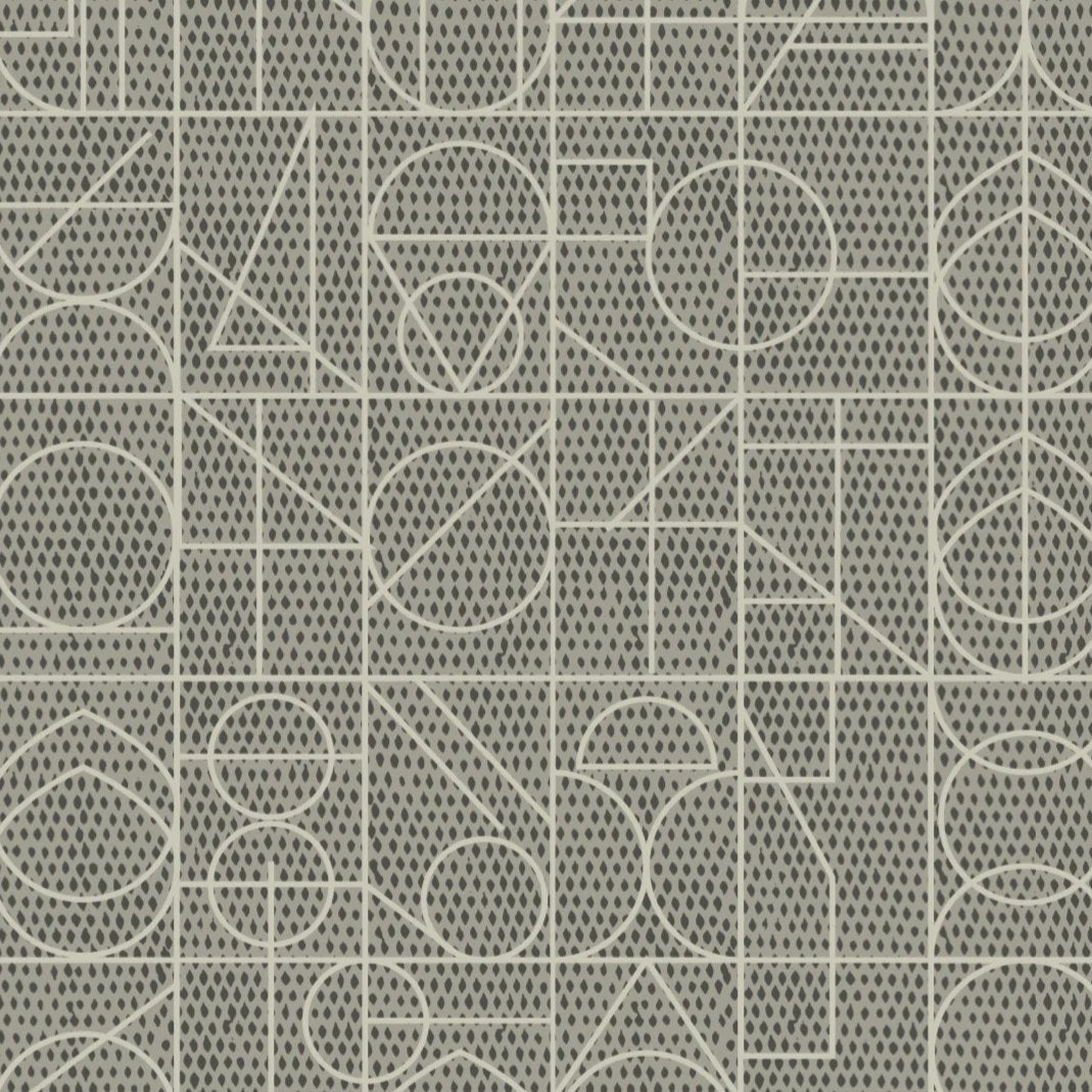 Kali - Charcoal Wallpaper by Forbes Masters - Mitchell Black